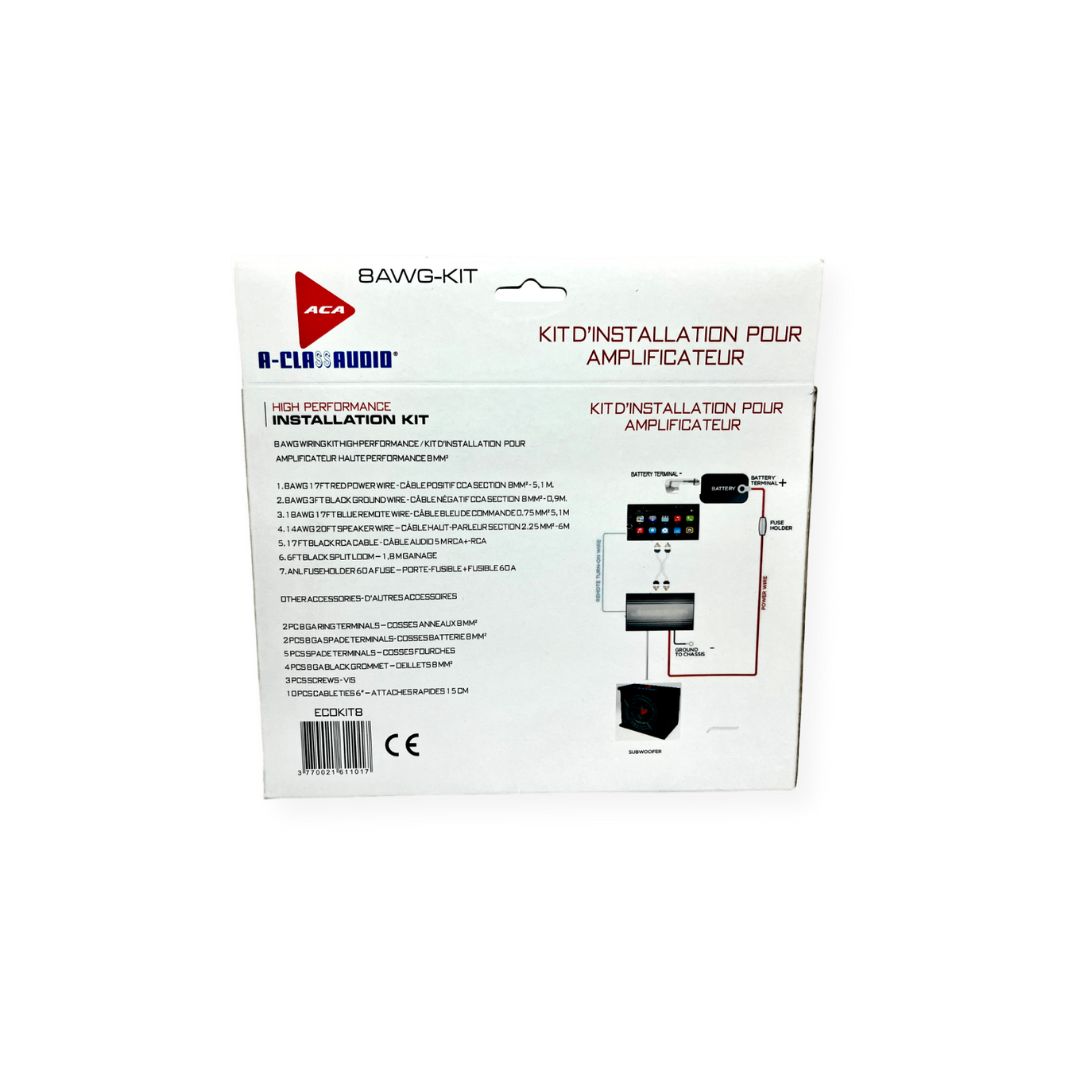 Kit de câblage complet 8 gauges ECOKIT8 – Ma boutique